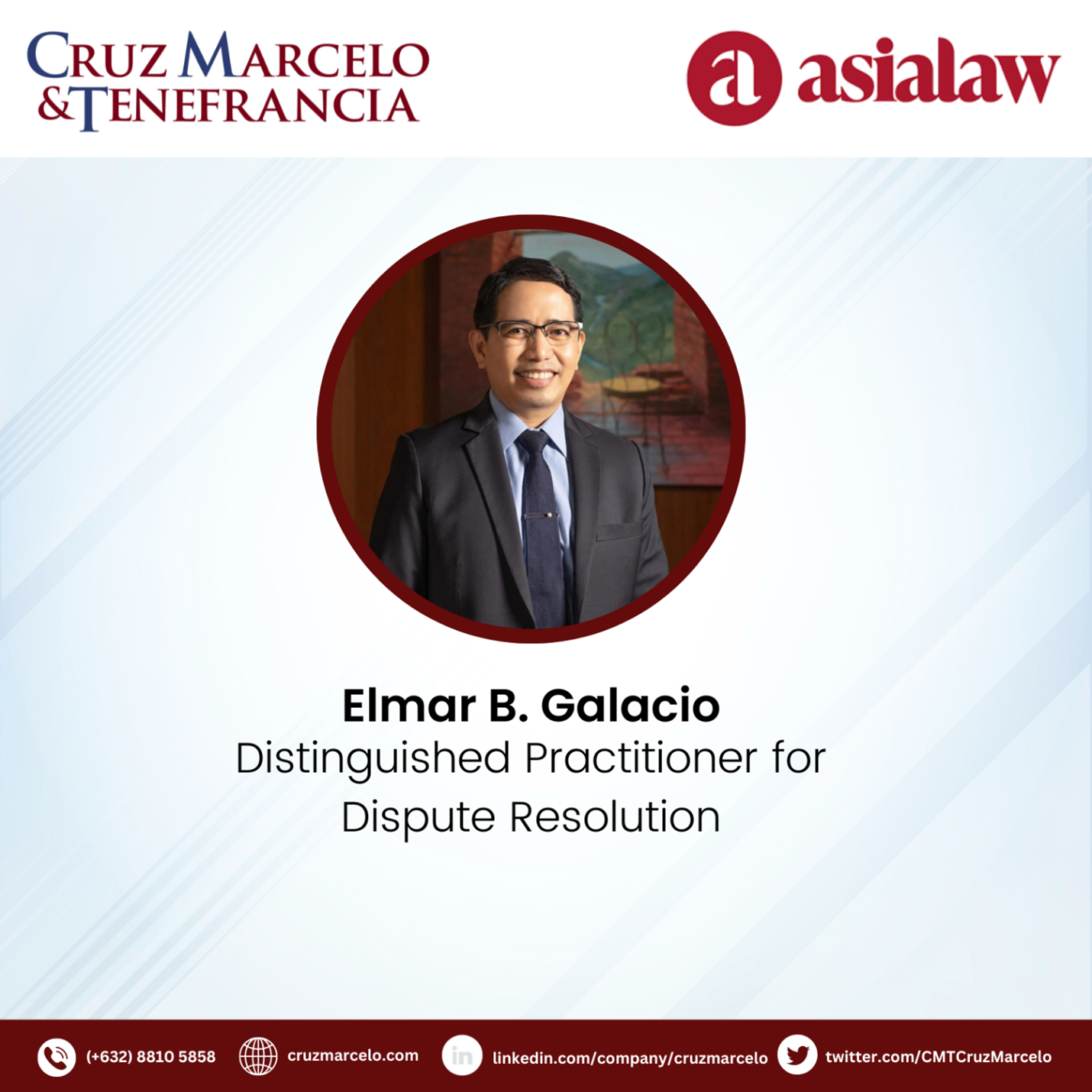 Elmar B. Galacio Named Distinguished Practitioner for Dispute ...